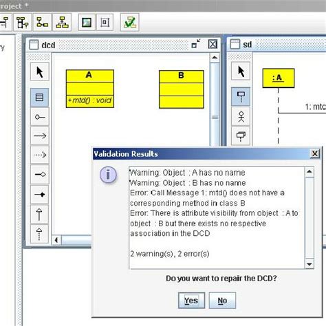 The Validation Results Dialog Box Download Scientific Diagram