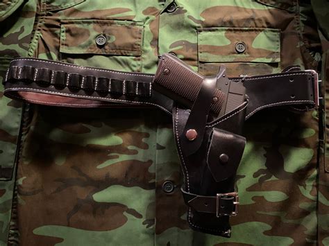 Arvn Local Made 38 45 M1911 Holster Belt Mimura Yoko