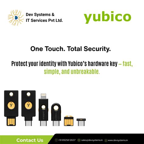 Cybersecurity Yubico Yubikey Dataprotection Authentication
