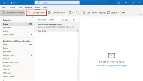 How To Change View In Outlook To Default TechCult