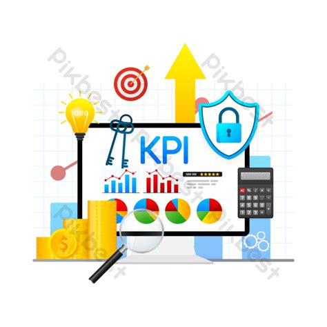 Flat Icon With Kpi Png Images Psd Free Download Pikbest