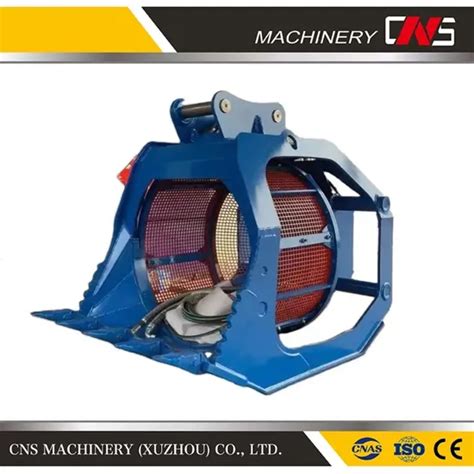 Best Price Excavator Rotating Screen Bucket Sieve Bucket Hydraulic 360