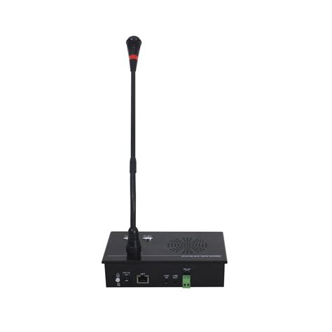 sip network paging microphone with intercom lucky tone