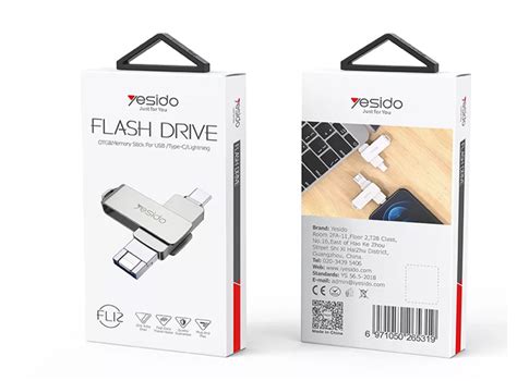 Ripley Unidad Flash Usb Yesido Fl12 64gb Con Adaptador Otg Tipo C