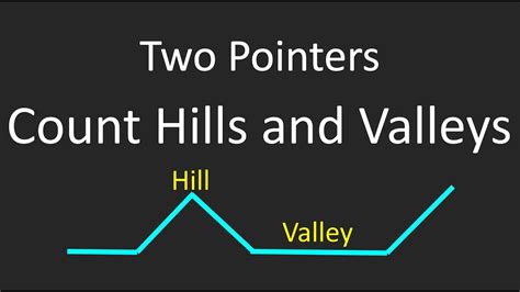 Leetcode 2210 Count Hills And Valleys In An Array Two Pointers