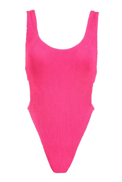 Ashley Graham X Swimsuits For All Retro Textured One Piece Swimsuit