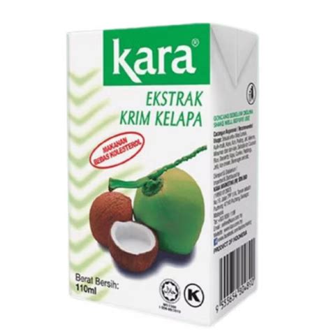 Kara Santan Kelapa Coconut Cream Extract 110ml 5pcs Shopee Malaysia