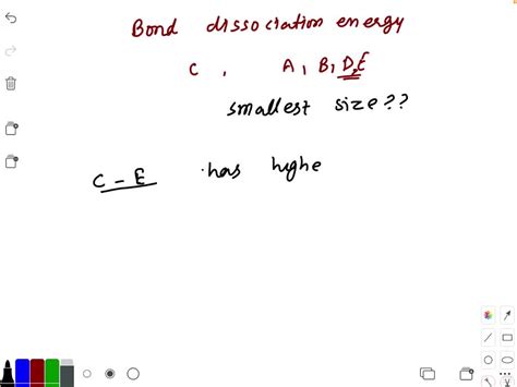 SOLVED The Table Given Below Lists The Bond Dissociation Energy