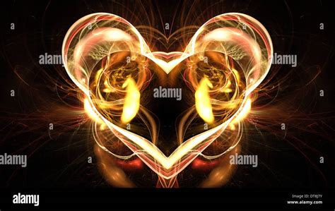 Digital Visualization Of A Fractal Stock Photo Alamy