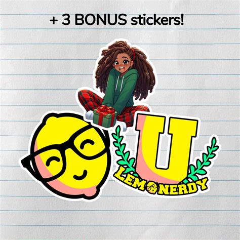 Girls Coding Sticker Pack 9 Stickers 3 Bonus Stickers Lemonerdy