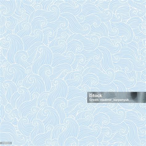 手描きのシームレスな波背景 いたずら書きのベクターアート素材や画像を多数ご用意 いたずら書き かすみ もつれる Istock