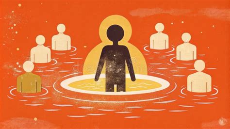 Unity And Diversity In Community Conceptual Art Design For Creative Projects Stock Image