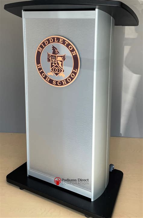 Contemporary Lectern And Podium H2w Custom Aluminum Lectern Podiums