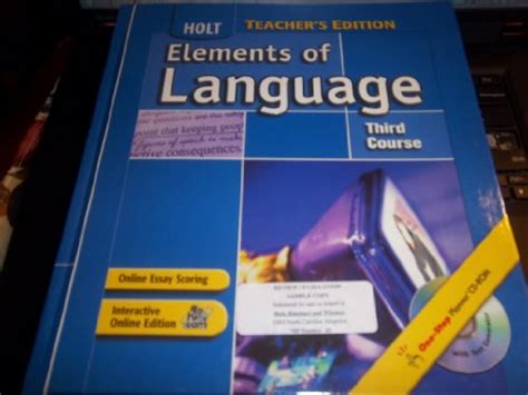 Elements Of Language 3rd Course Teachers Edition Lee Odell