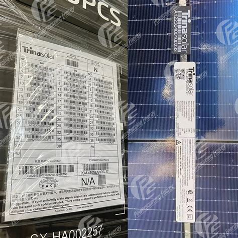 N Type Topcon Pv Module Trina Solar Bifacial All Black Solar Panel