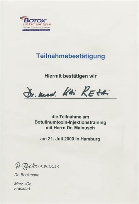 Botox Zur Faltenbehandlung Hautarzt Teneriffa Dr Kai Rezai