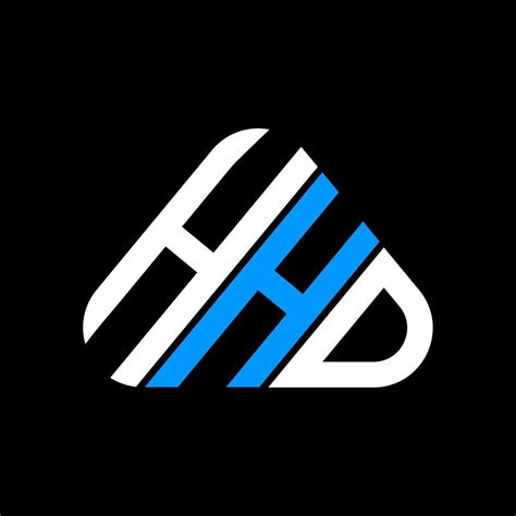 diseño creativo del logotipo de la letra hhd con gráfico vectorial logotipo simple y moderno de