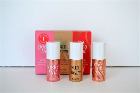 Benefit Gettin Cheeky Set Sun Beam Cha Cha Tint Posie Tint
