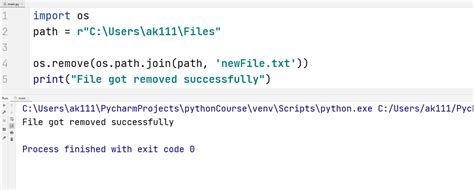 Python Delete File — Tutorialbrain