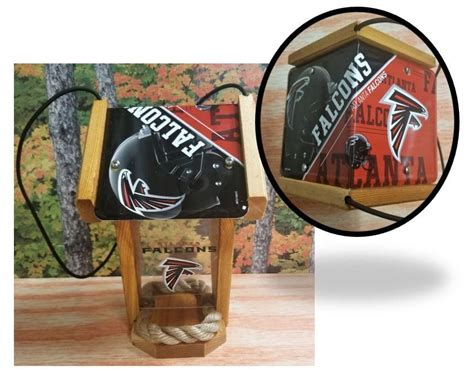 Atlanta Falcons Two Sided Cedar Bird Feeder Si Series Etsy Atlanta