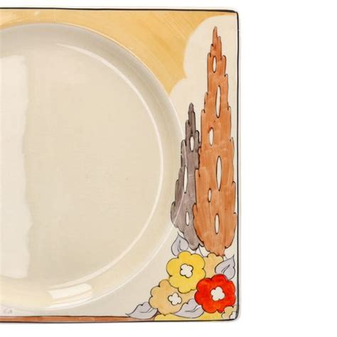 Clarice Cliff Capri Biarritz Plate Antique Ceramics Hemswell Antique Centres