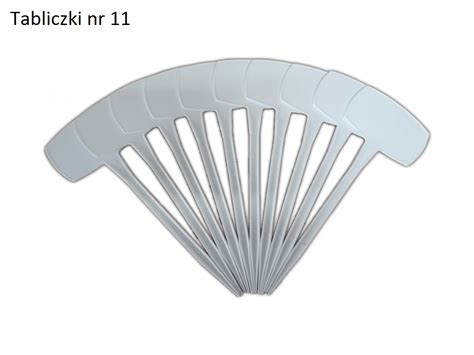 Etykiety do roślin Tabliczki 9 5 cm x 6 5 cm nóżka 20 cm Tabliczka