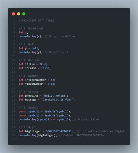 Why Primitive Data Types In Javascript Desmond Nzubechukwu Posted On
