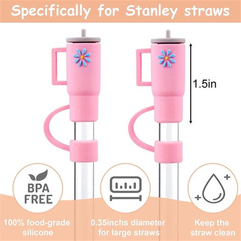 Straw Coversreusable Drinking Straw Tip Capsilicone Straw Plugs Cute