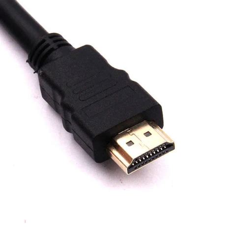 Купить кабель переходник с HDMI на VGA + 3RCA выход (Тюльпан), 1.5м в г ...