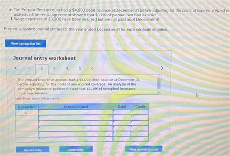 Solved Exercise Algo Preparing Adjusting Entries Lo Chegg