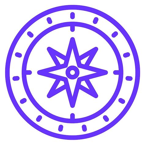 Premium Vector Compass Icon Style