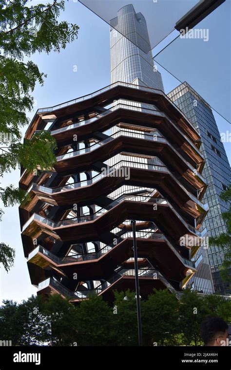 The Vessel Hudson Yards Manhattan New York City USA Stock Photo Alamy