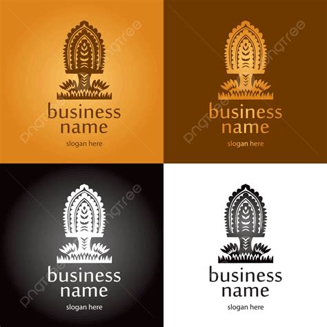 Tree Logo Brown Beauty Sign Vector Brown Beauty Sign Png And Vector