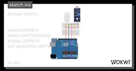Temp Humidity Light Wokwi Esp32 Stm32 Arduino Simulator