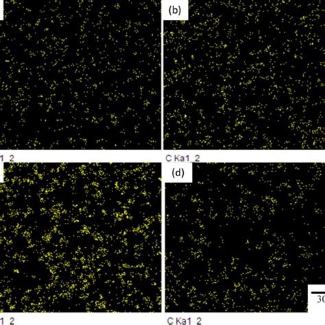 the distribution of carbon elements in the ni diamond coating by edx at