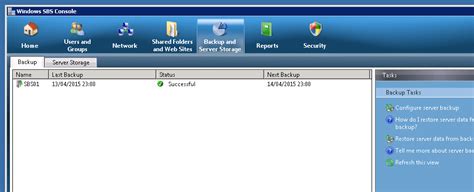 How To Check Your Sbs Server Backup Twopointzero It