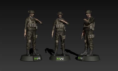 Archivo Stl Call Of Duty Capitán Price 🤙・modelo Para Descargar Y Imprimir En 3d・cults