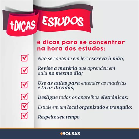 Concentração Nos Estudos Dicas Infinittus