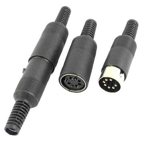 Pin Female And Male DIN Audio Connectors Scientific Gate