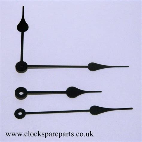 110mm Black Spade Euroshaft Clock Hands Hq 110 Sp1 Buy Clock Spare