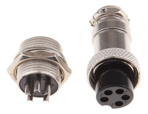Conectores Gx16 5 Pines Macho Hembra Tettsa Tienda