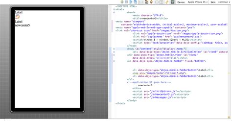 Macos IBM Worklight Dojo Mobile Graphics Do Not Appear Stack Overflow