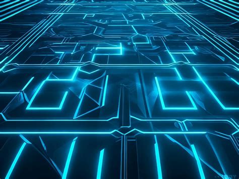 Premium Photo Tron Pattern Background Free Downloade