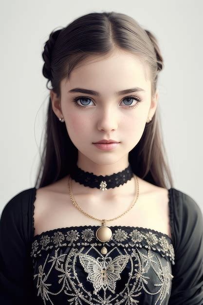 A Menina Dos Olhos Azuis Foto Premium