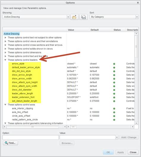 Solved How To Change The Arrow Size In Creo And Als PTC Community