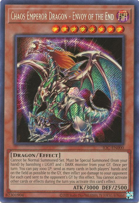 Chaos Emperor Dragon Envoy Of The End Invasion Of Chaos 25th