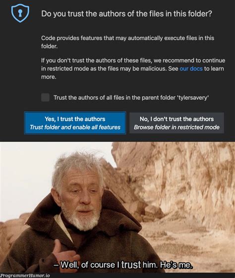 Opening An Old Project In New Vscode Like