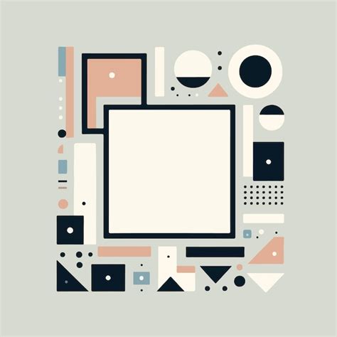 Ilustração vetorial de quadro de colagem de fotos conceito de quadro digital abstrato vetor