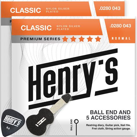 2 Pack Classical Guitar Strings With Ball End Fastandeasy Restring 5