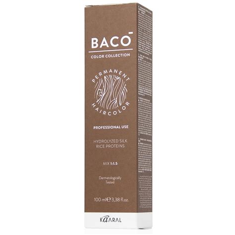 4 85 Крем краска перманентная коричневый махагон Baco Color Kaaral 100